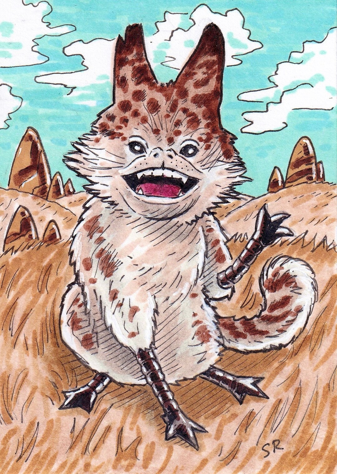 Star Wars Loth Cat Sketch Card, Original Hand-drawn Artwork - Etsy