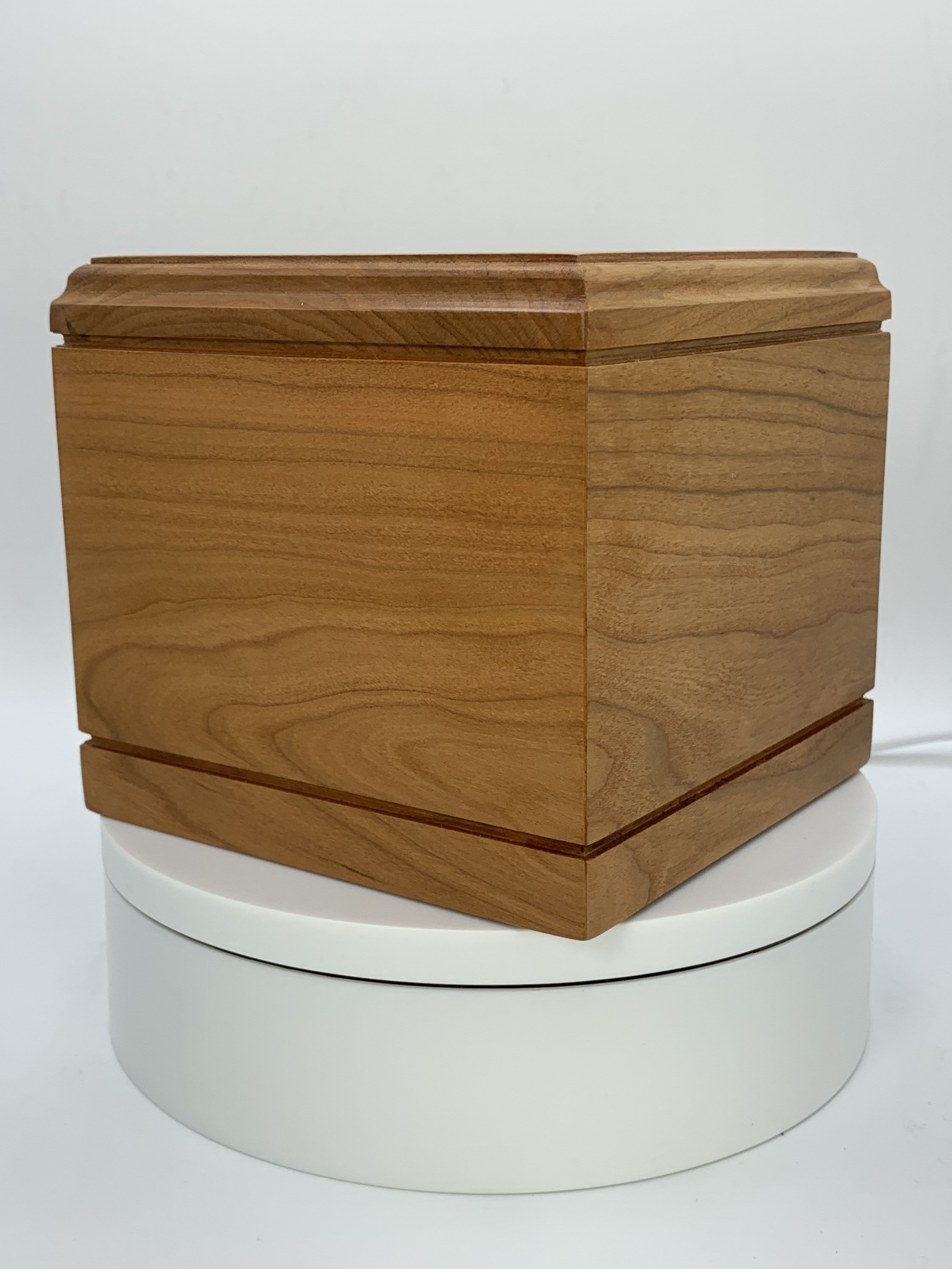 Solid Cherry Wood Urn - Etsy