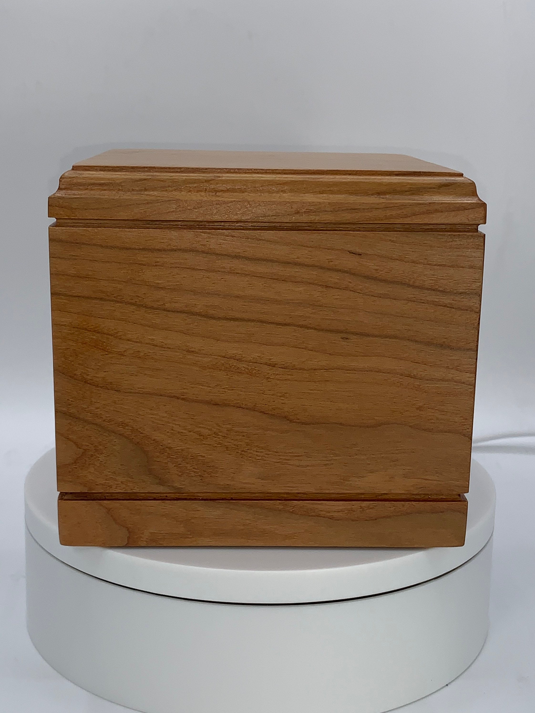 Solid Cherry Wood Urn - Etsy