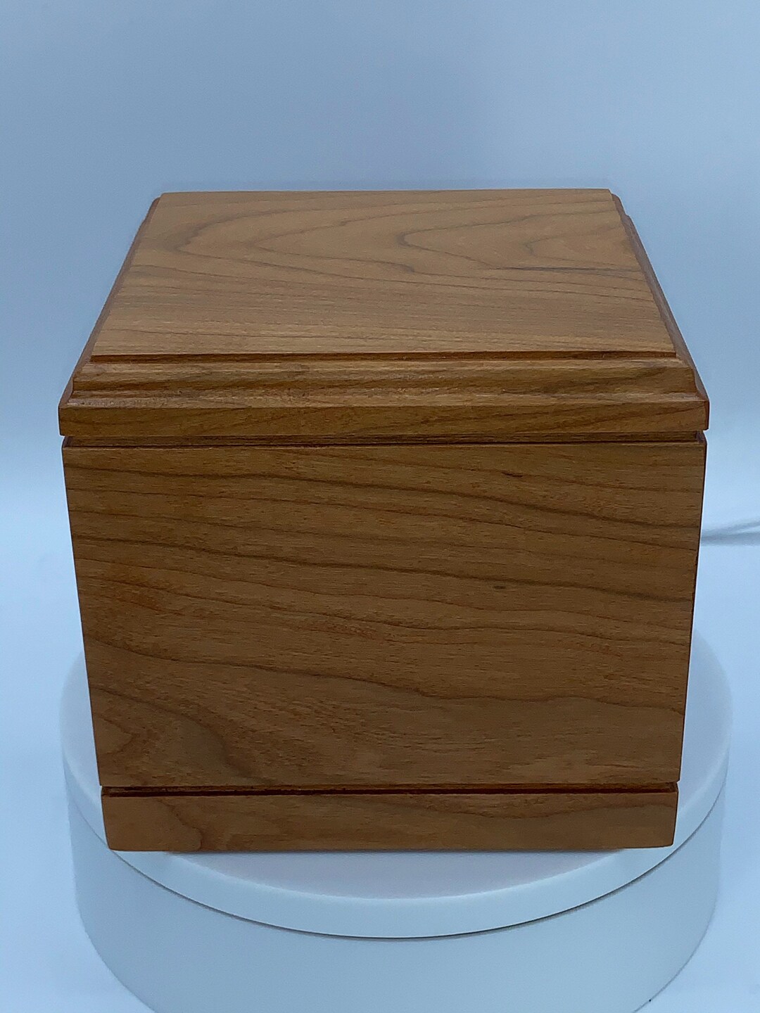 Solid Cherry Wood Urn - Etsy