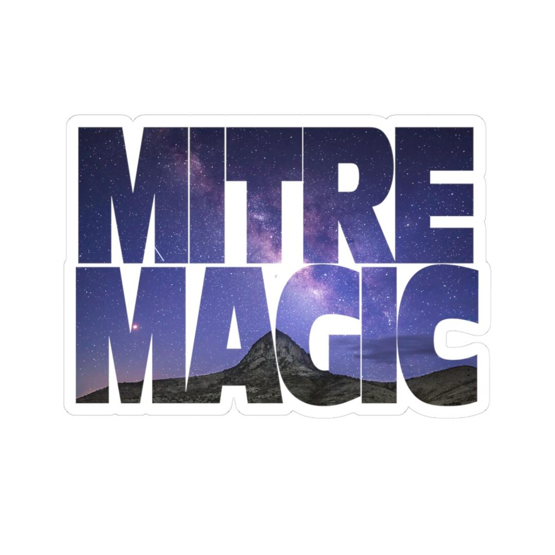 Mitre Magic Kiss-cut Stickers, Inspirational Wall Decor, Laptop ...