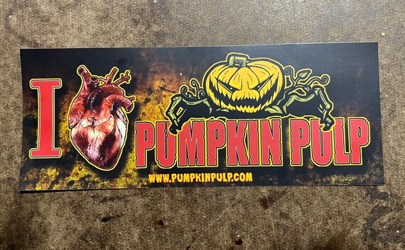 Pumpkin Pulp Bumper Sticker - Etsy