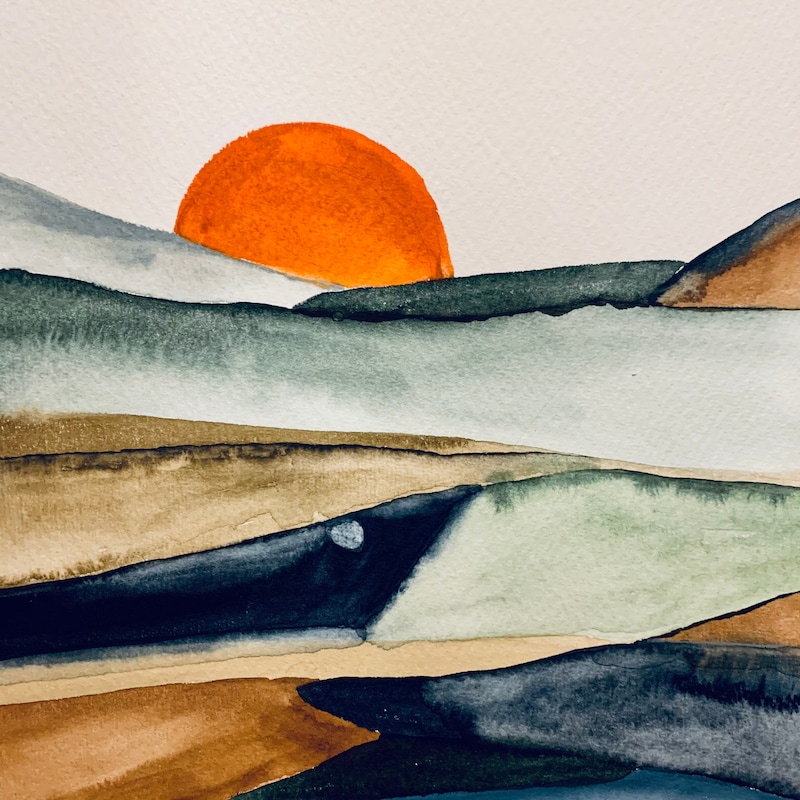 Original Watercolor Painting - Etsy