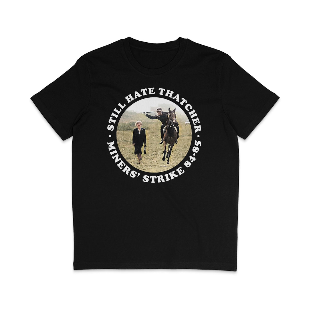 Still Hate Thatcher - Roundel - White Text - Etsy