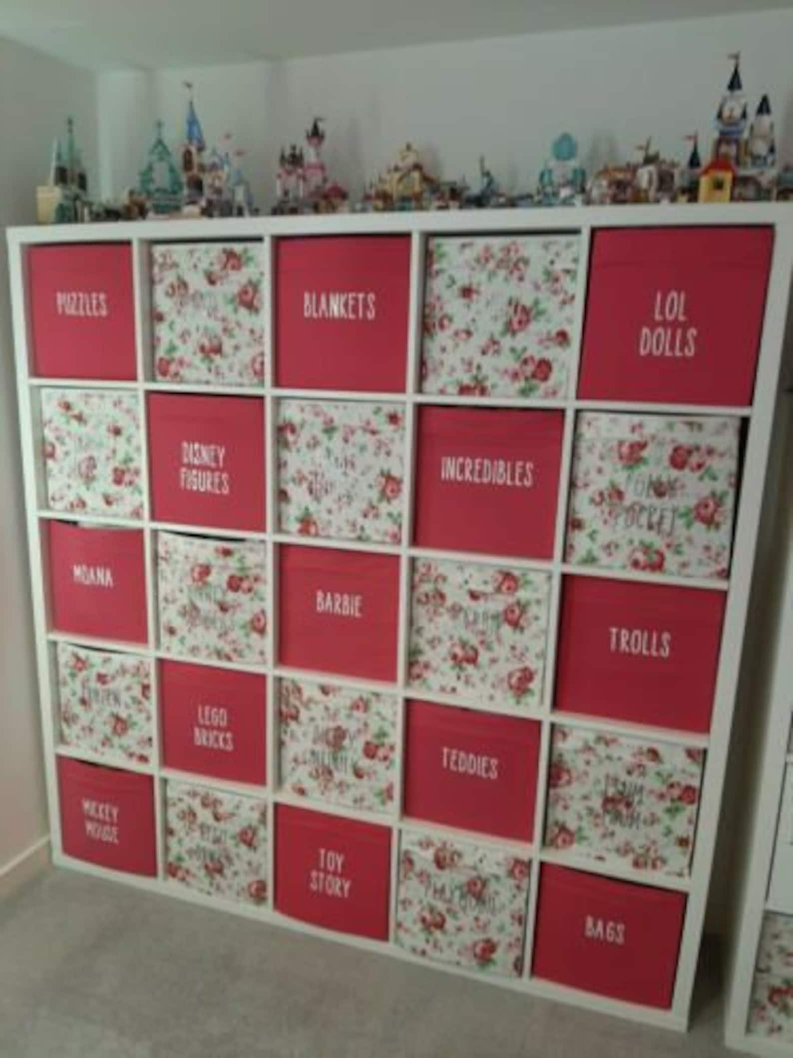 IKEA KALLAX DRONA Box Sticker Personalised Vinyl Labels | Etsy