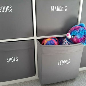 IKEA KALLAX DRONA Box Sticker Personalised Vinyl Labels Stickers Decals ...