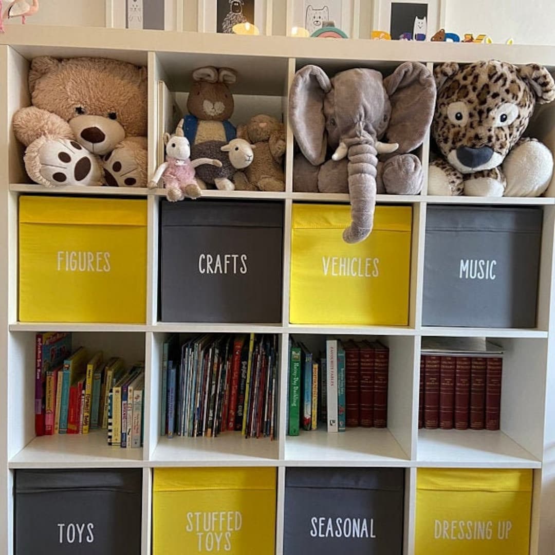 IKEA KALLAX DRONA Box Sticker Personalised Vinyl Labels - Etsy