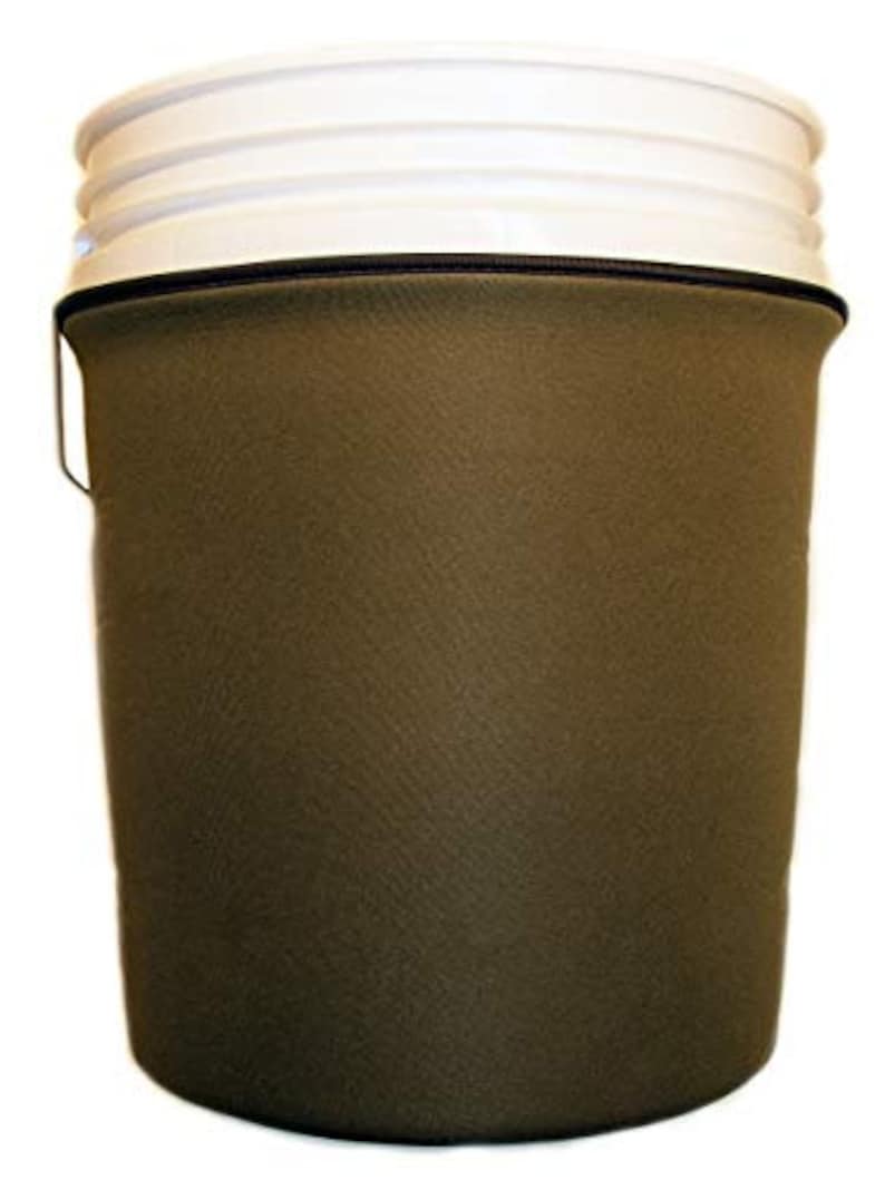 Bucket Cooler - 7 Millimeter Neoprene Sleeve for 5 Gallon Bucket (olive ...