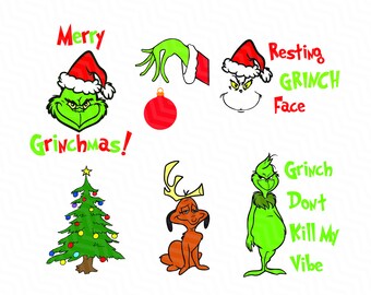 Grinch svg | Etsy