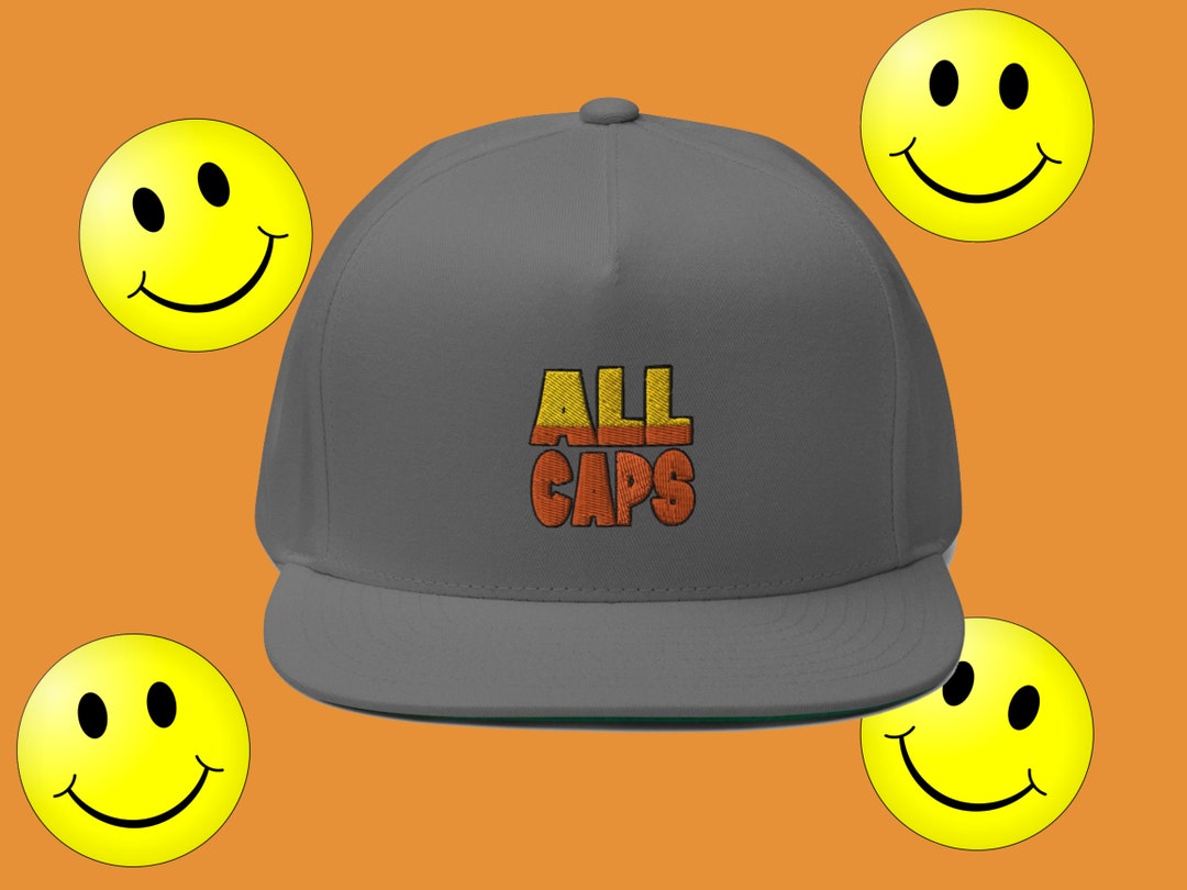 M F ALL CAPS Doom - Flat Bill Cap - Etsy