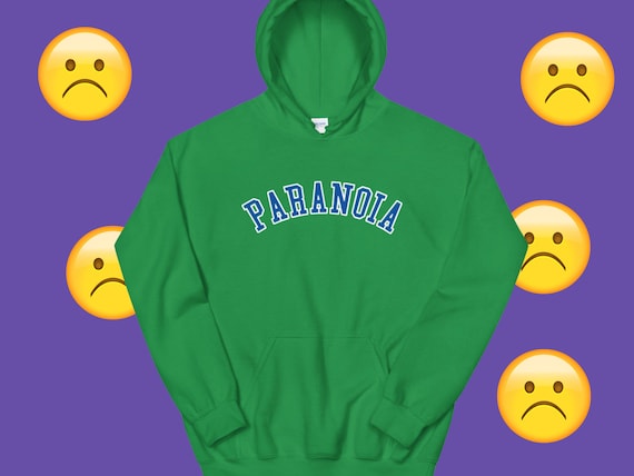 PARANOIA Suicide Rap Emo Hip Hop Unisex Hoodie | Etsy France