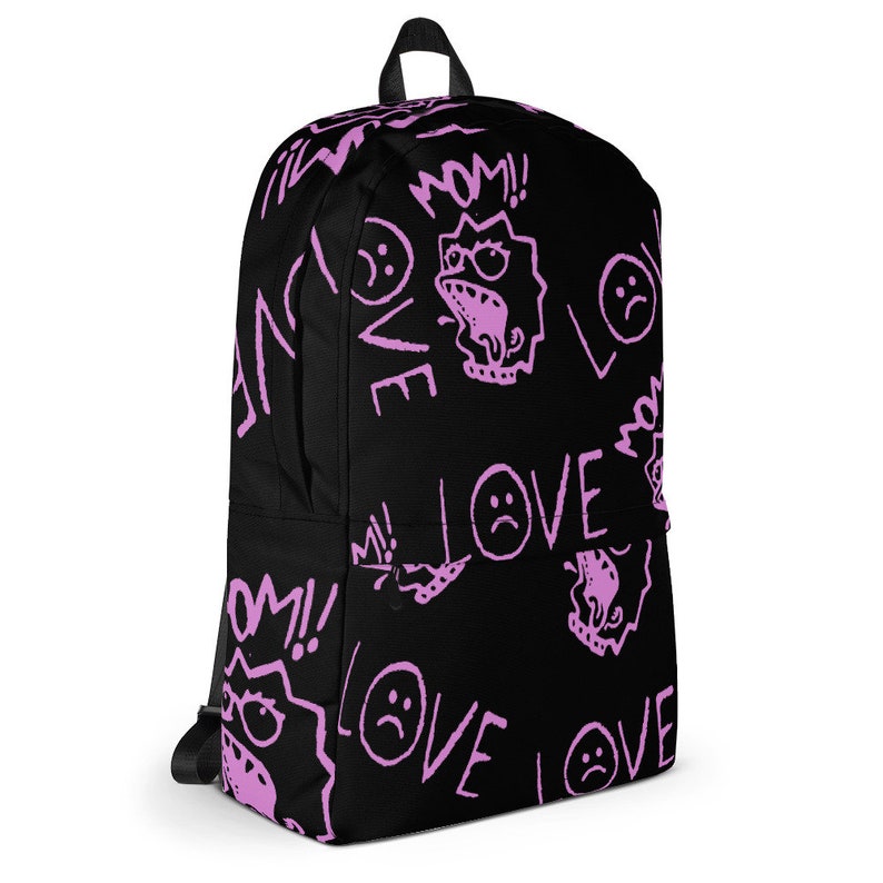 Lil Emo Peep Style Tattoos Backpack Rucksack - Etsy