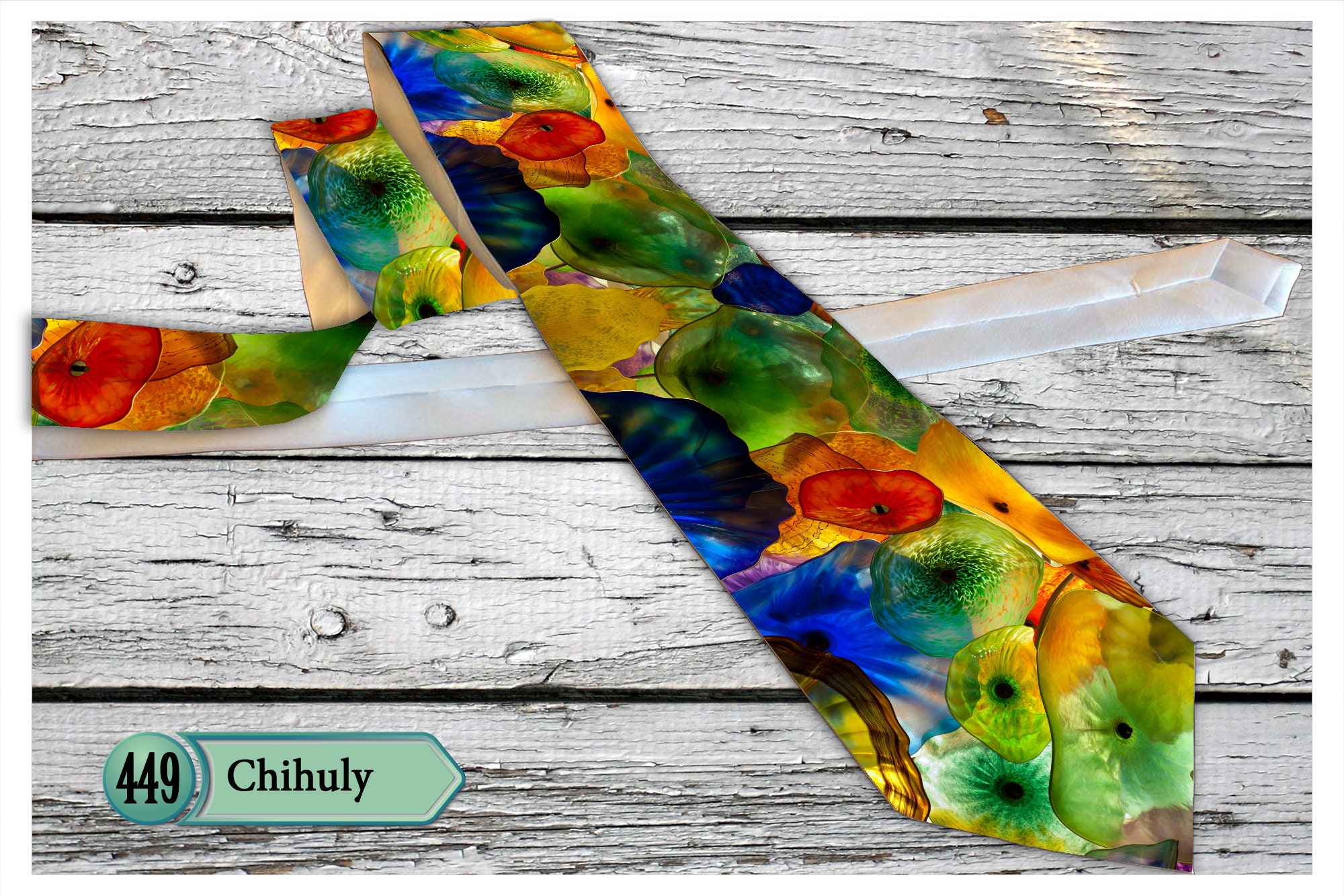 Tie in the Design of Glass Works, a Tribute to the Glass Artist Chihuly ...