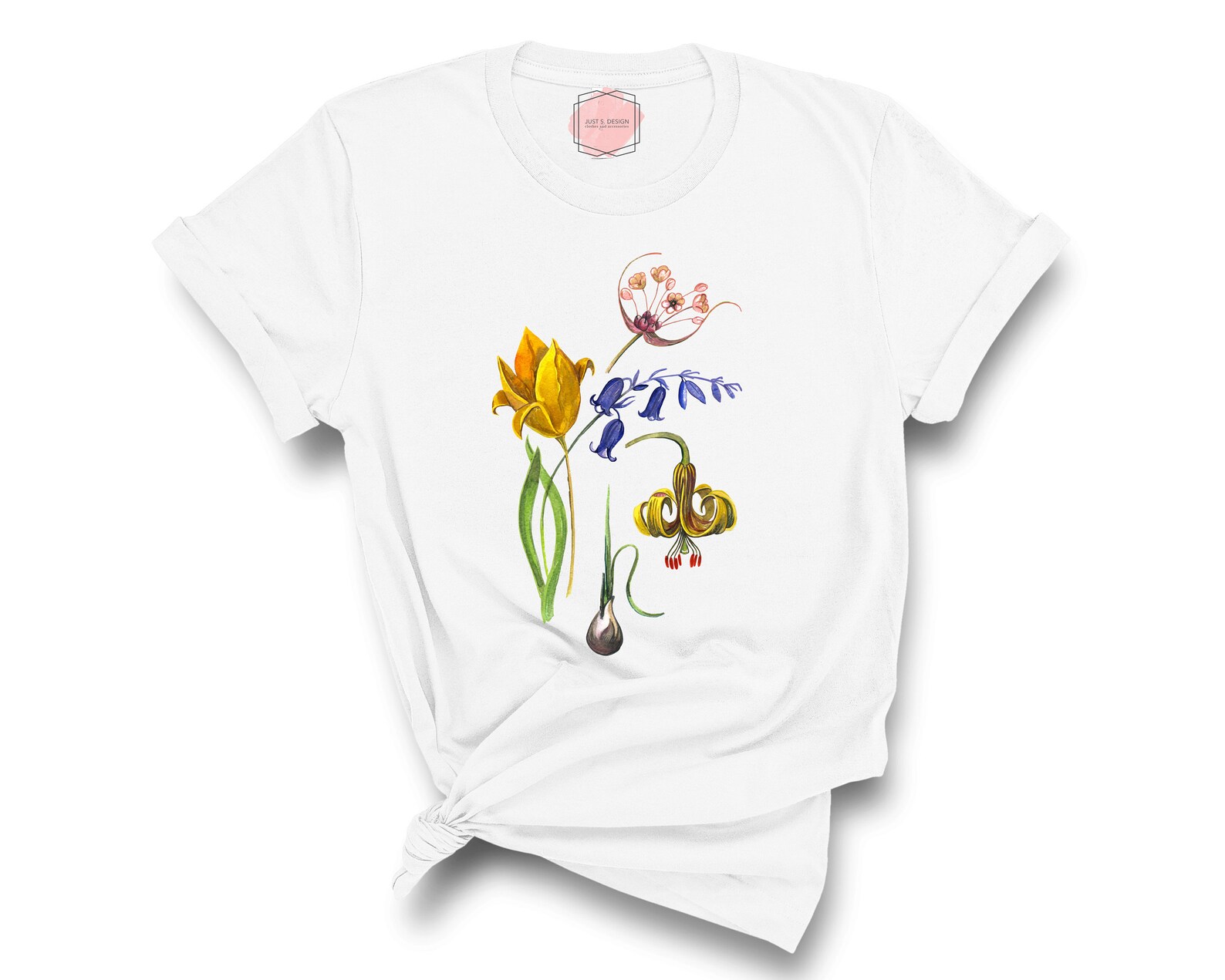 Botanical Shirt Flower Shirt Plant Tshirt Flower Tee Etsy