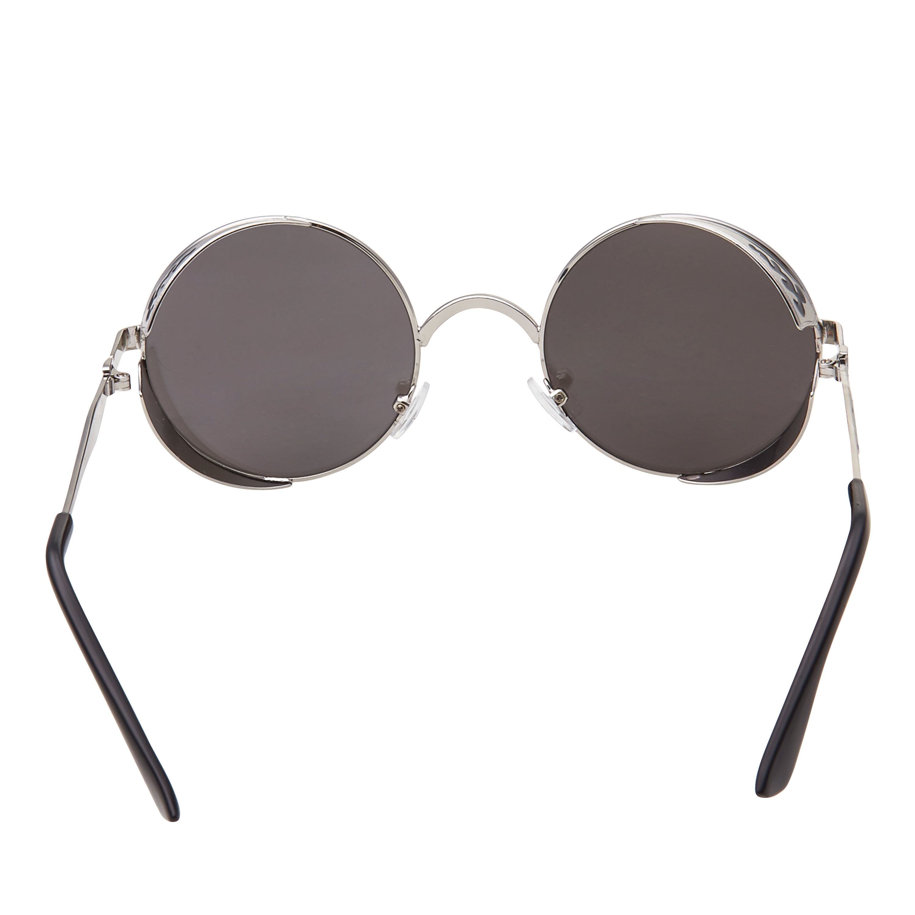 Silver Frame Silver Mirrored Lenses and Engraving Steampunk - Etsy UK