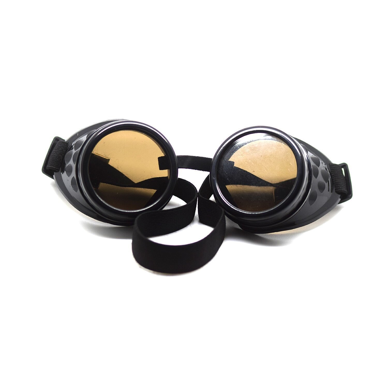 Black With Brown Lenses Steampunk Goggles Cyber Glasses - Etsy UK