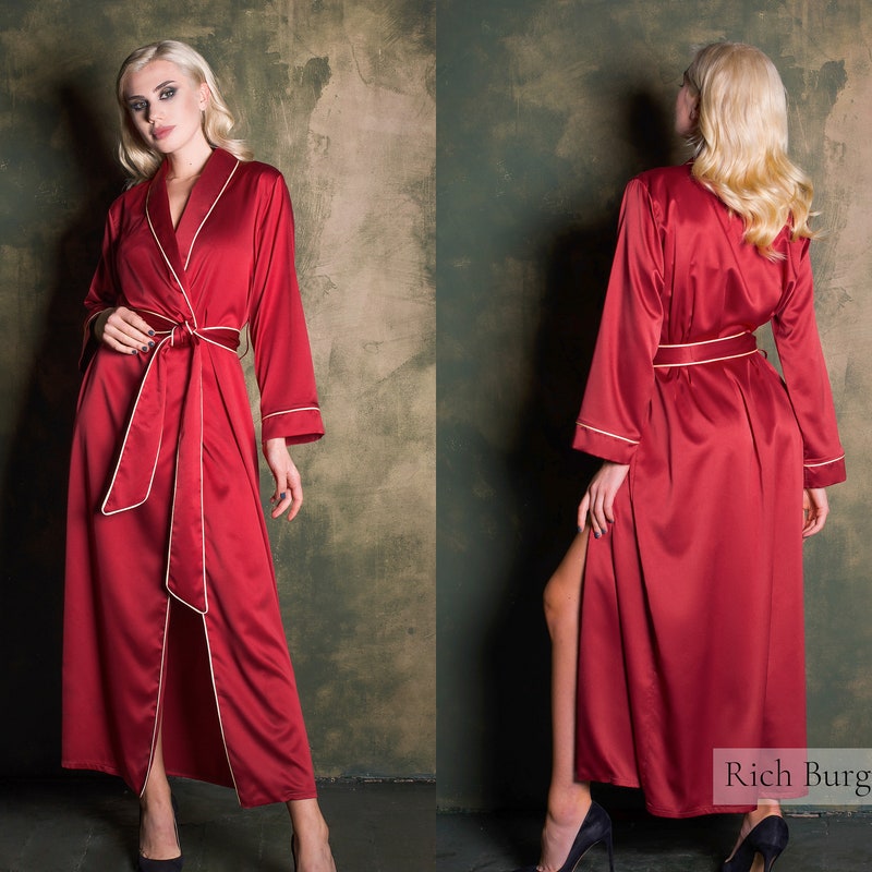 Silk Robe - Etsy