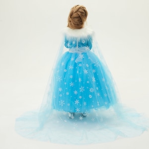 Inspired Ice Queen Costume for Girls - Snow Princess Dress up Winter ...