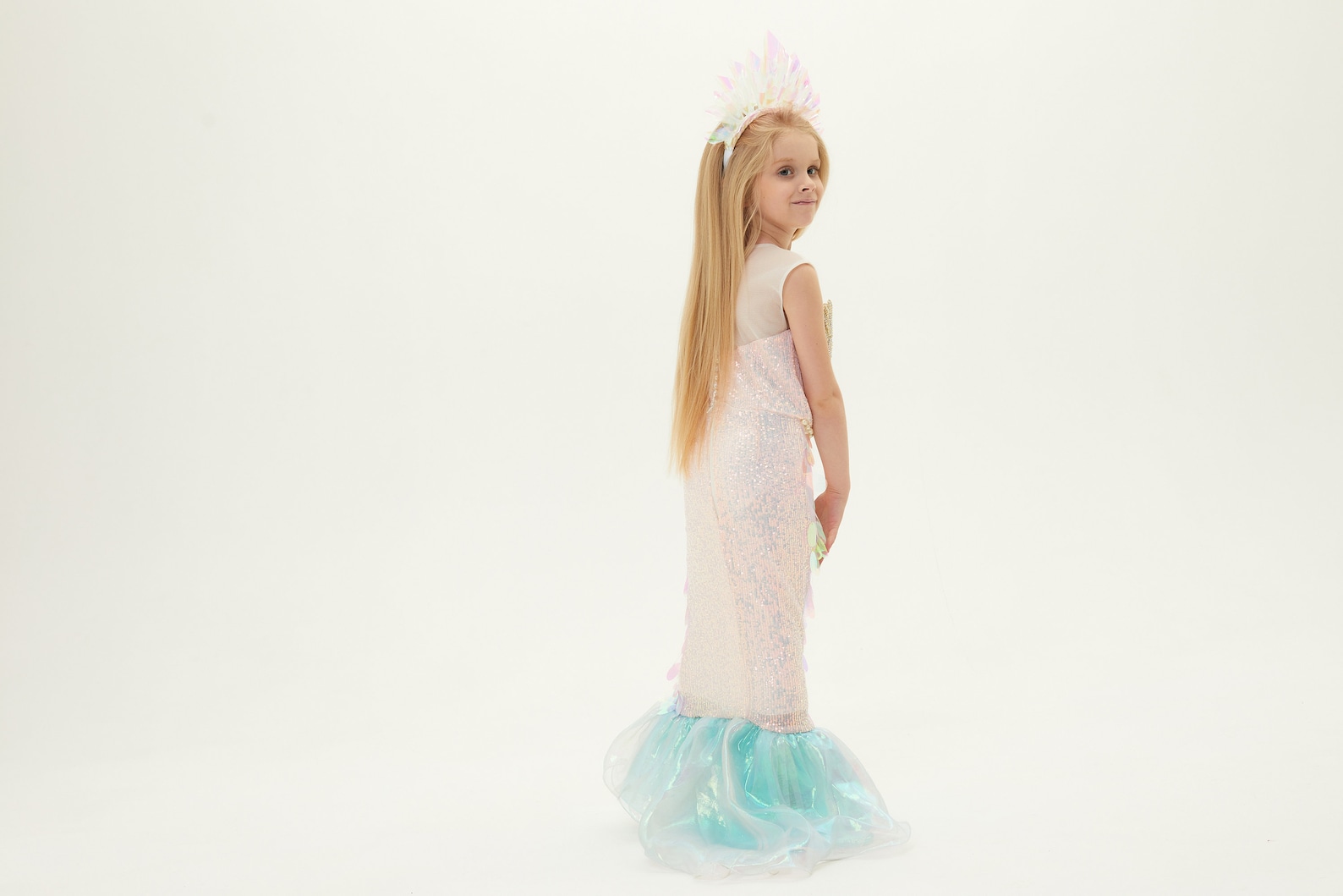 Baby Girl Sequin Dress Baby Mermaid Dress Toddler Mermaid - Etsy