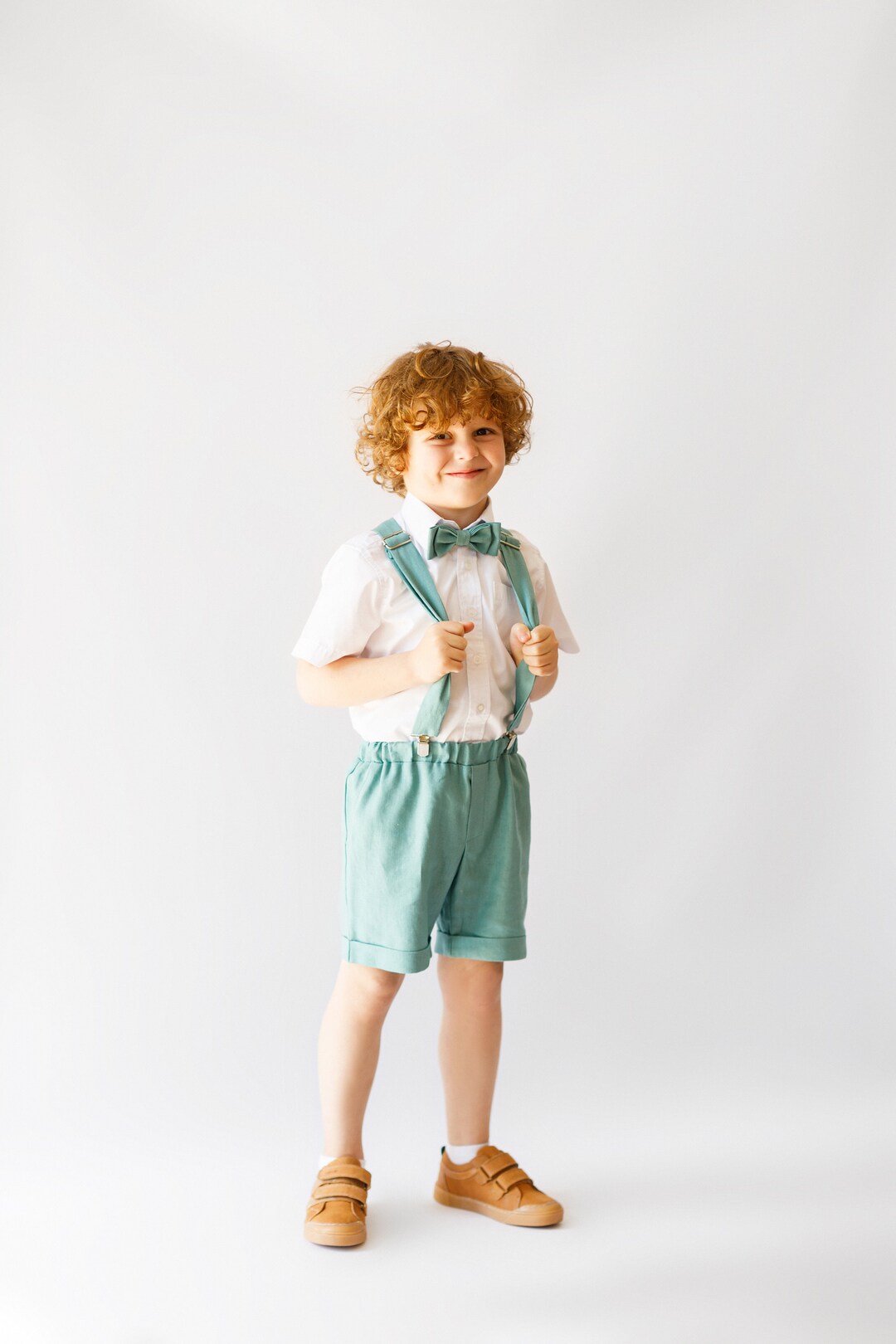 Mint Boys Linen Suit - Premium Elegance for Your Little Gentleman ...