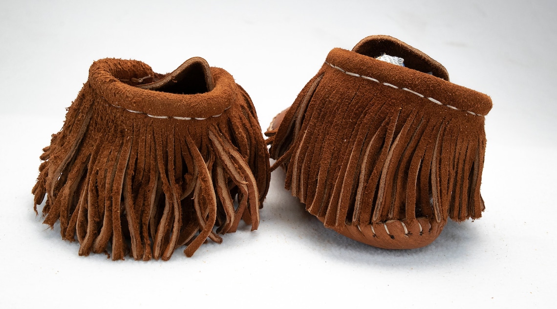 Handmade Moose and Elk Hide Moccasins. - Etsy