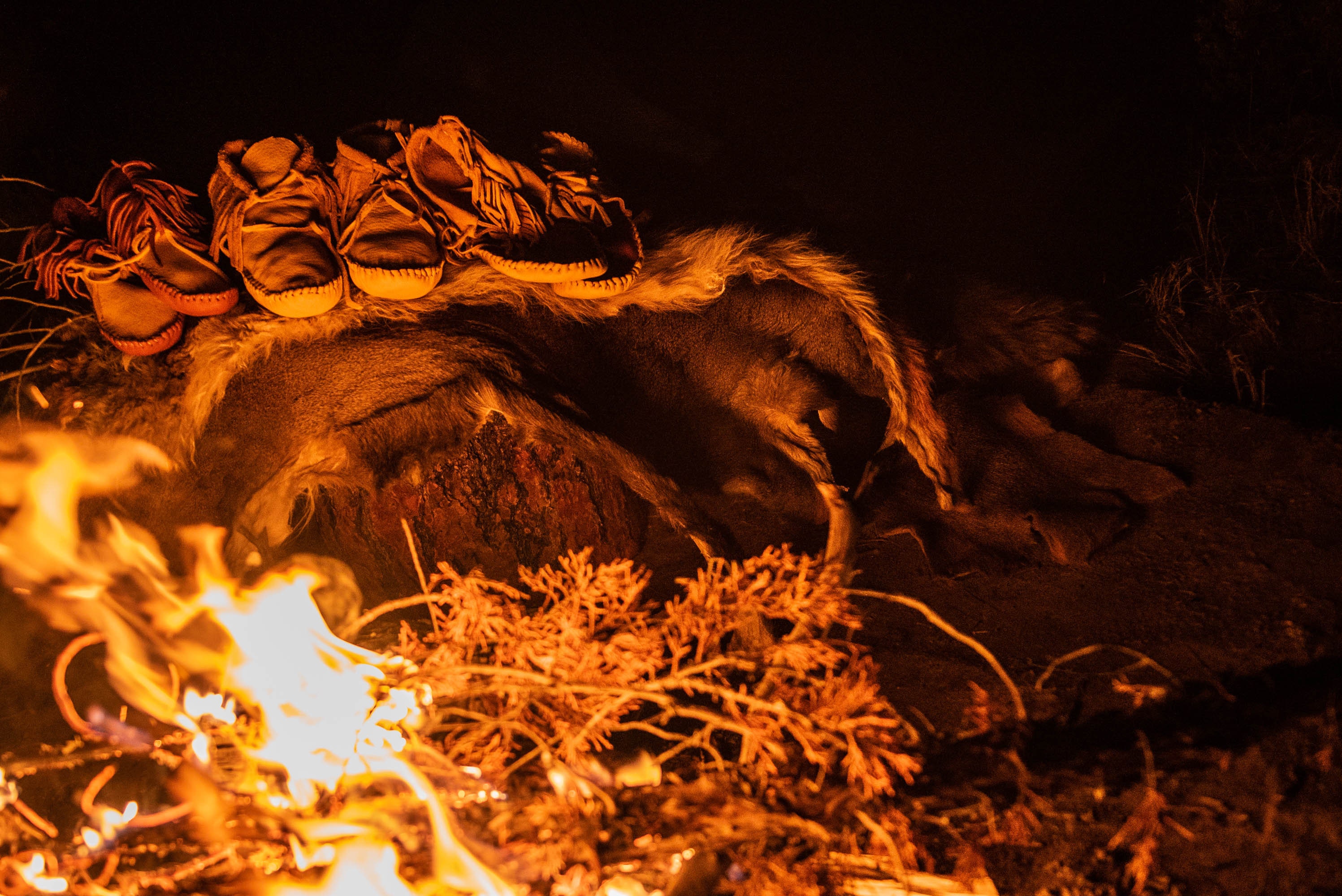 Handmade Moose or Elk Hide Moccasins - Etsy