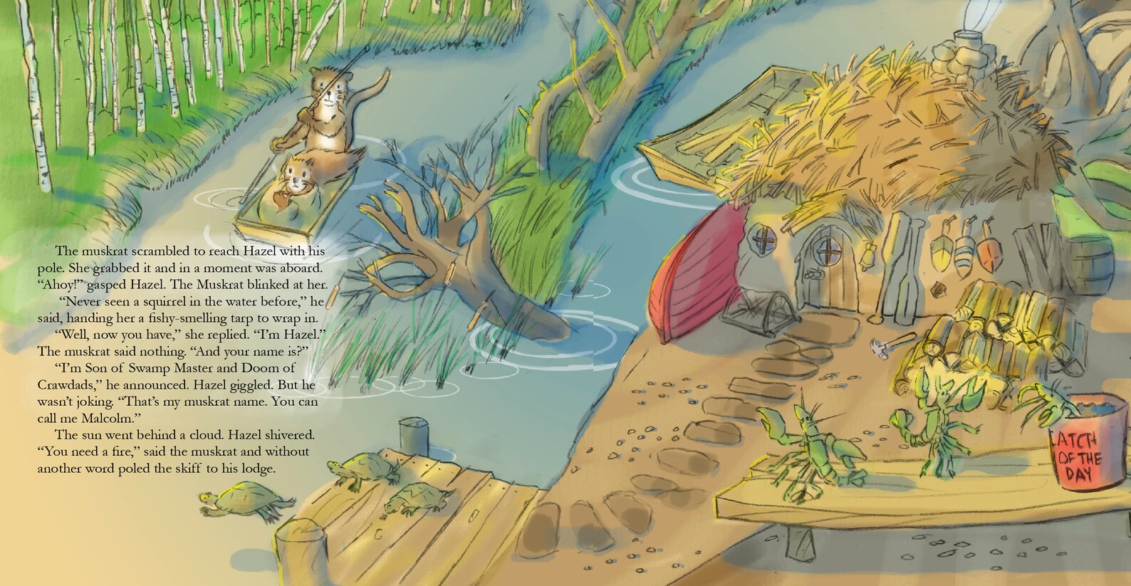 The Muskrat Who Lost His Family - Etsy