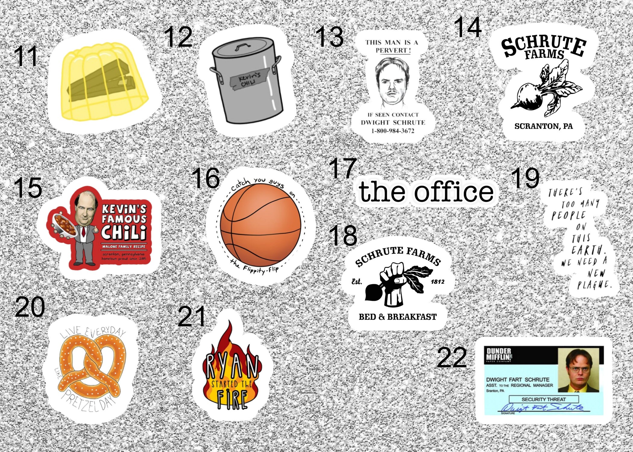 The Office Stickers - Etsy