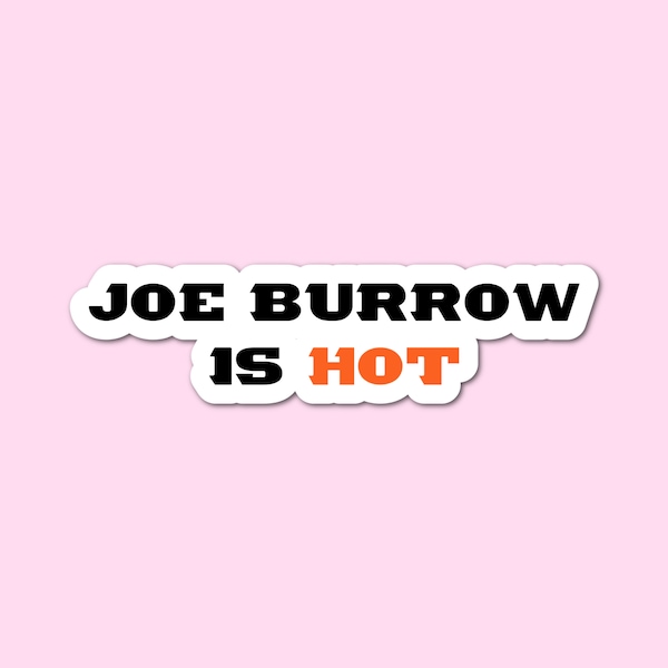 Joe Burrow Sticker - Etsy