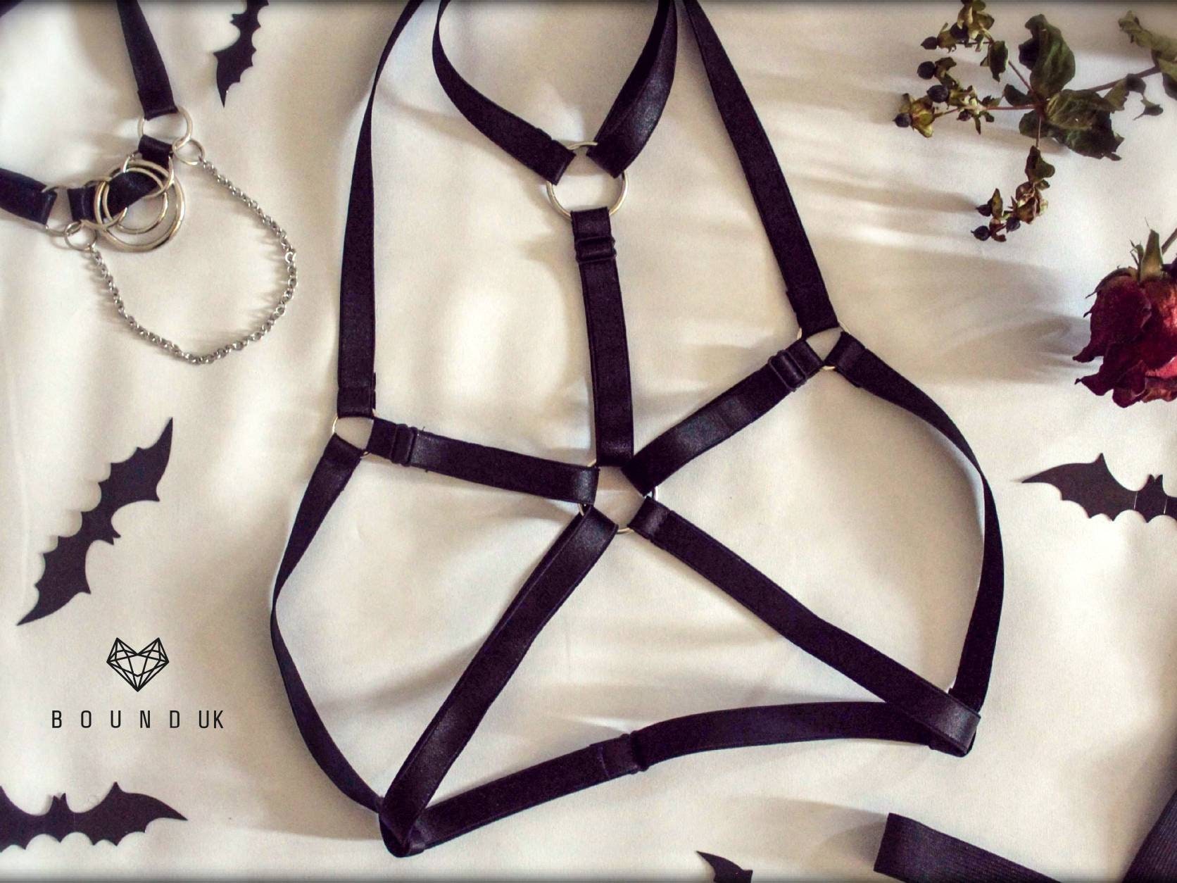 Linda Adjustable Harness Bra - Etsy UK