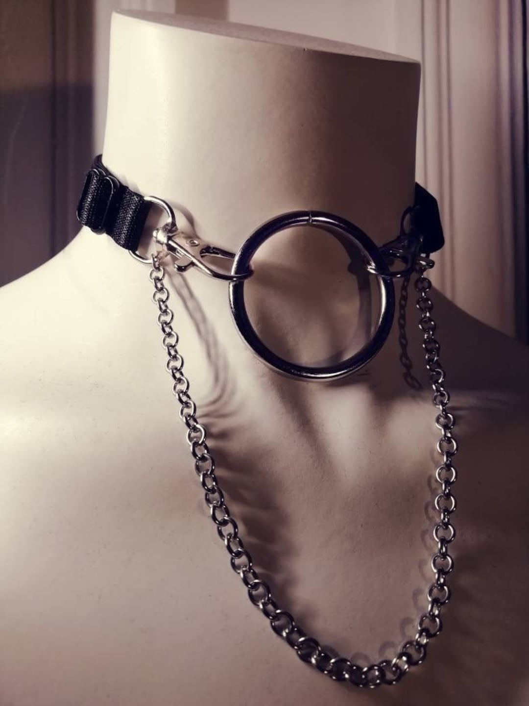O Chain Choker adjustable - Etsy