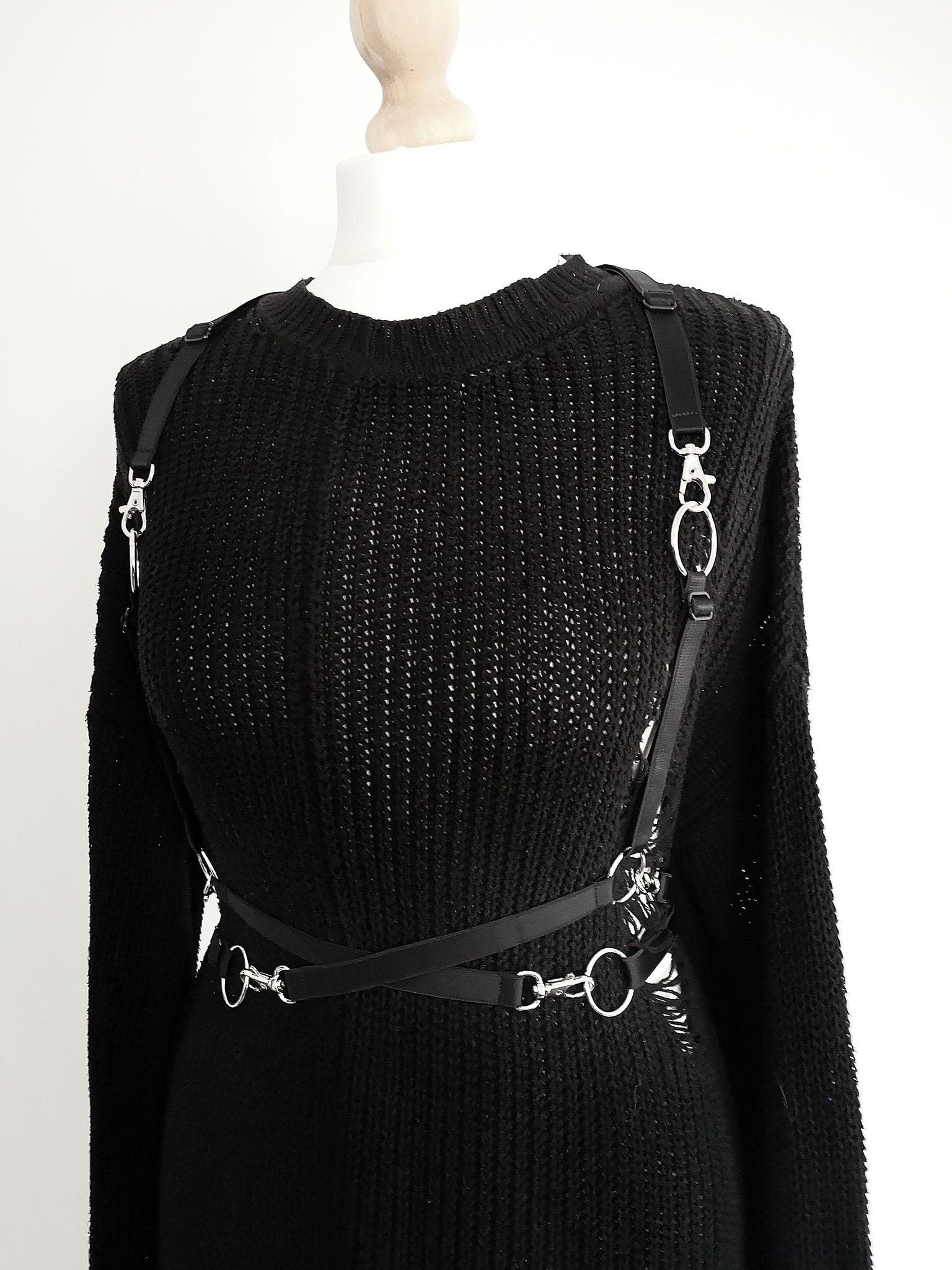 Adjustable Suspender Clasp Chest Harness | Etsy Canada