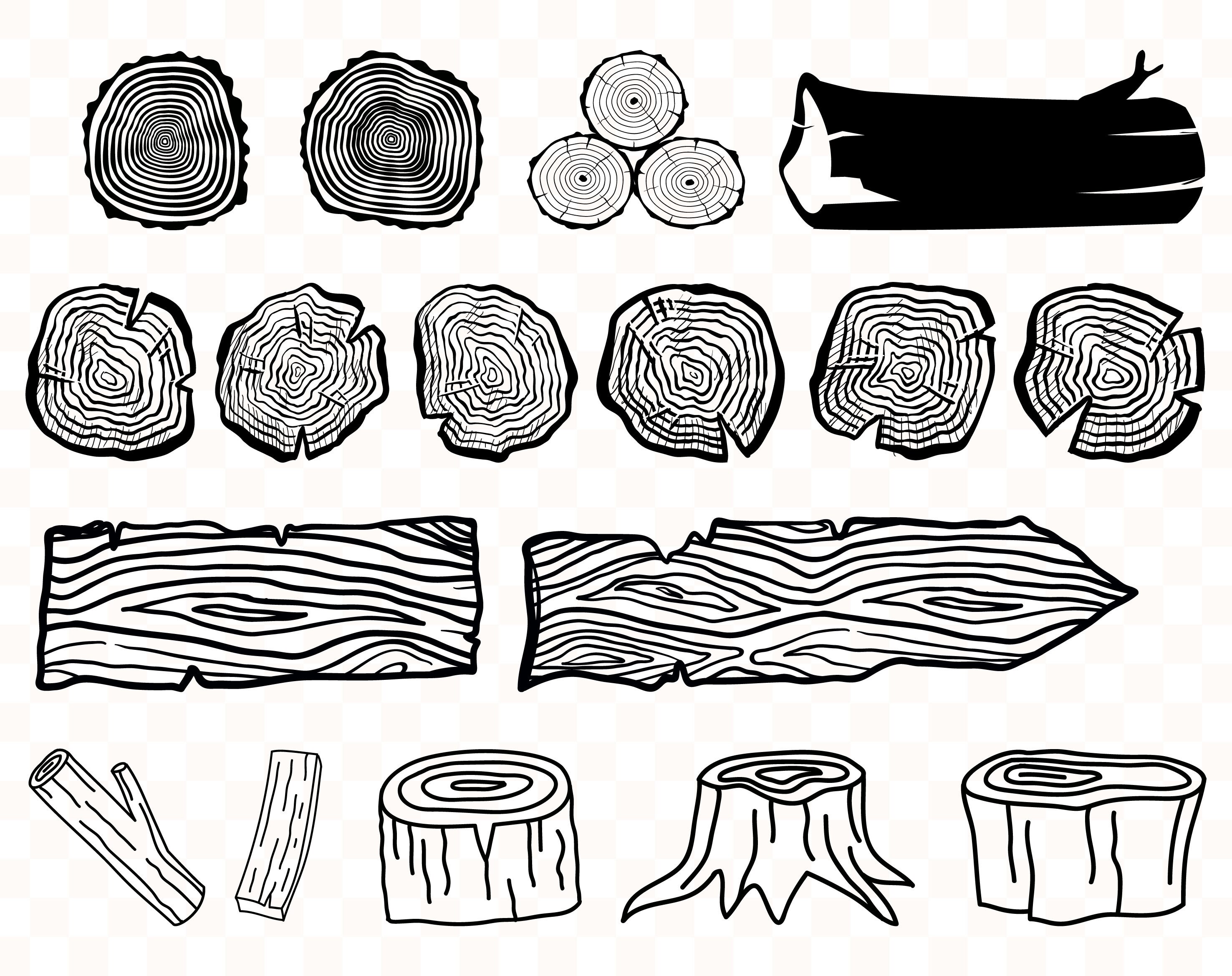 Wood log svg Wood svg Log svg Tree bark svg Lumber svg Tree | Etsy