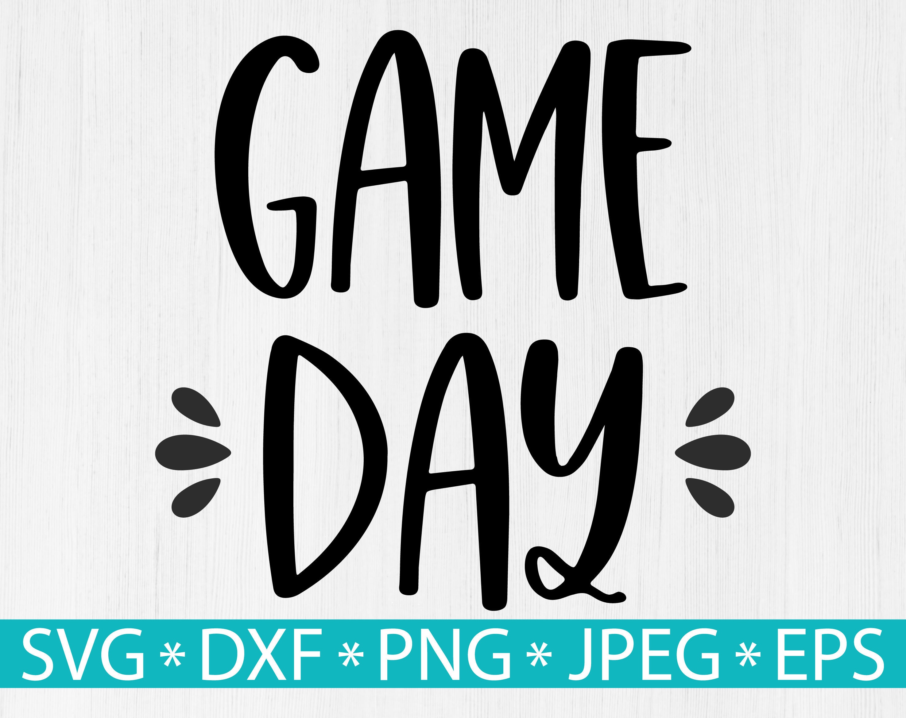 Game day svg Game day svg file Game day dxf Football svg High | Etsy