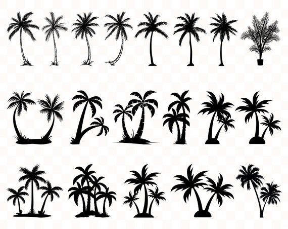 Palm tree svg Palm tree bundle svg Palm tree set Palm tree | Etsy Palm tree svg Palm tree bundle svg Palm tree set Palm tree | Etsy