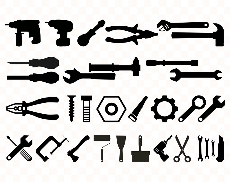 Tools Svg Tools Eps Tools Svg Tools Silhouettes Tools - vrogue.co