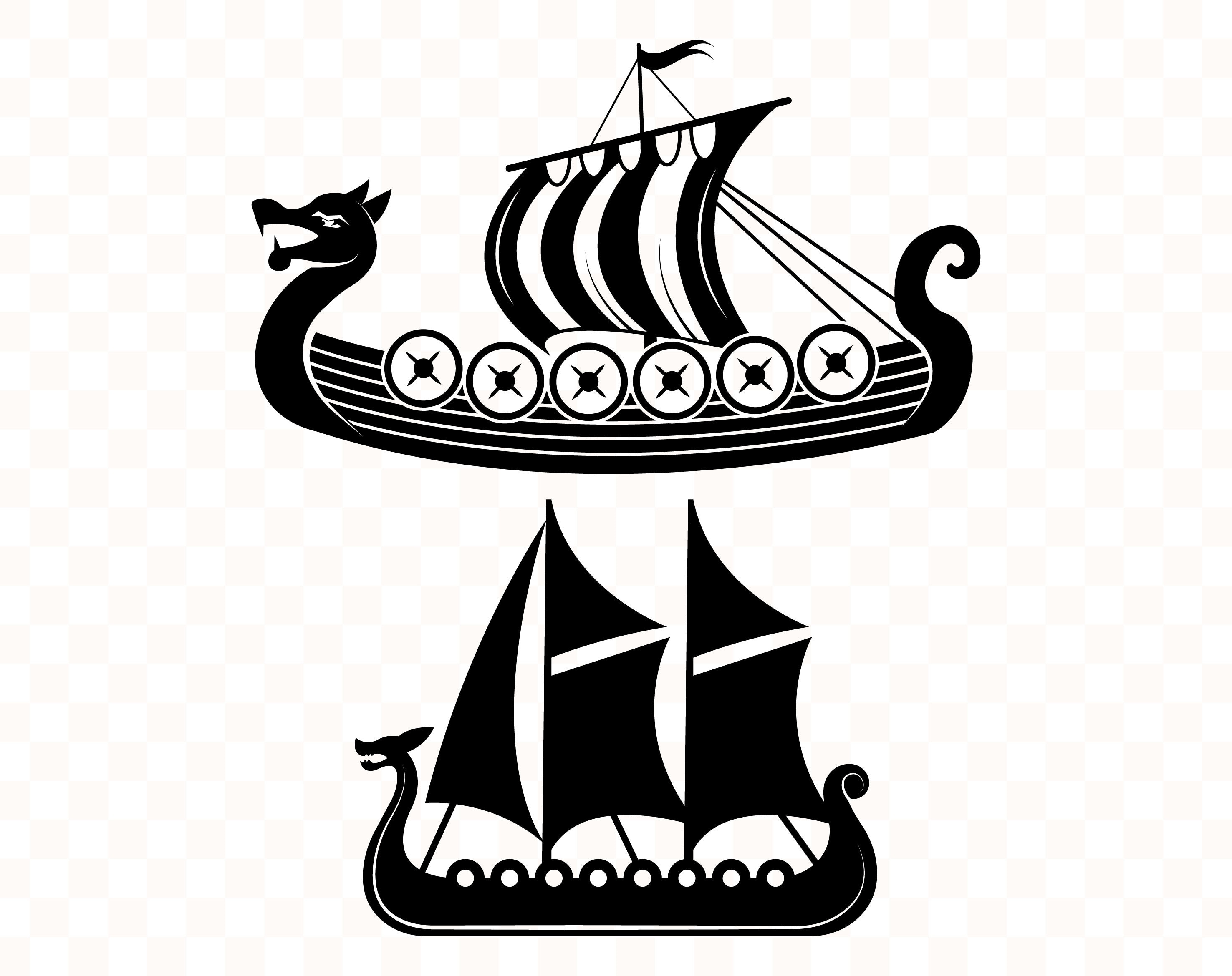 Viking ship svg Viking ship svg files Viking ship cut file | Etsy