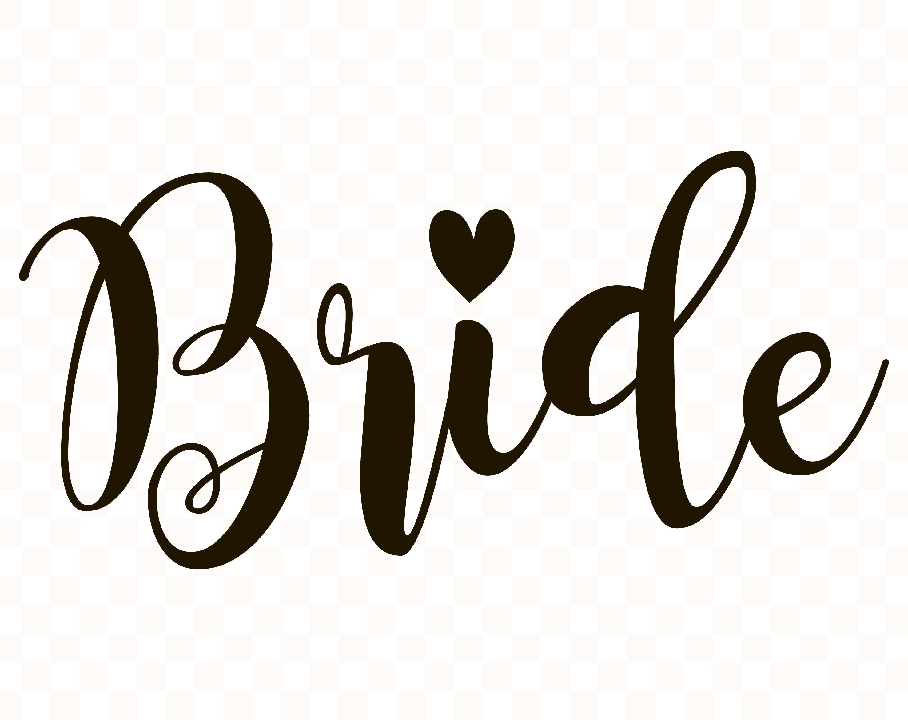 Bride Svg Bride Svg File Wedding Svg File Bride Png Bride Etsy