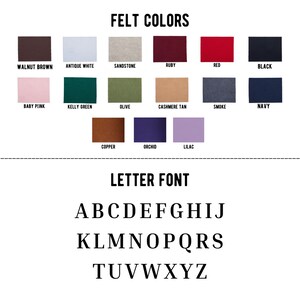 Custom Felt Letter Banner - Felt Pennant - Vintage - Initial Pennant ...