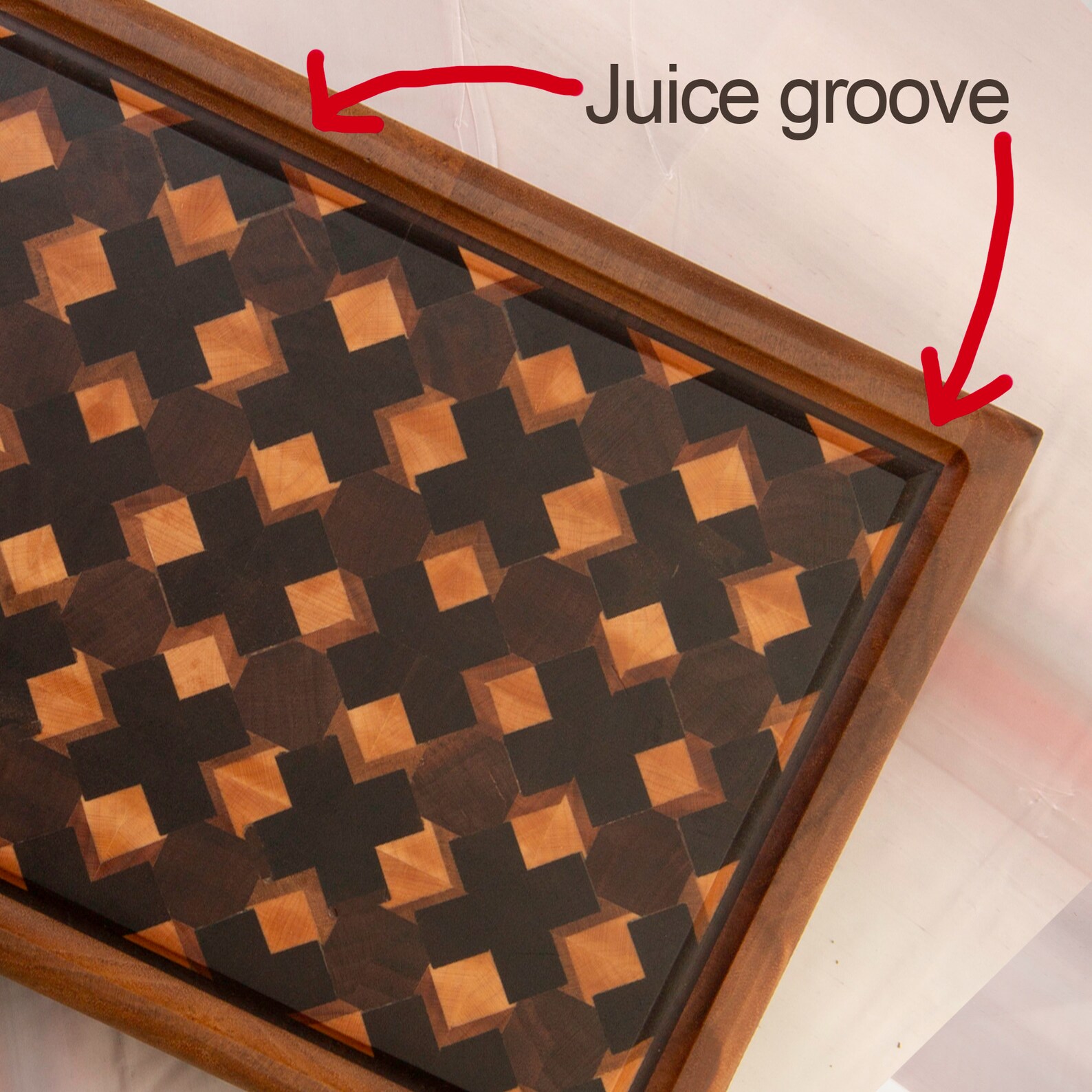 Maple Cherry Walnut End-grain Cutting Board - Etsy