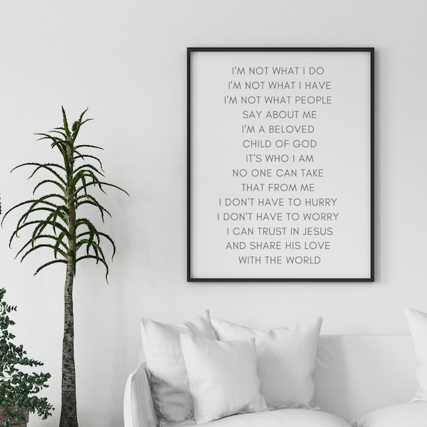 Family Creed - Etsy