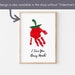 Valentine's Handprint Art I Love You Berry Much Baby to Mom Gift Kids ...