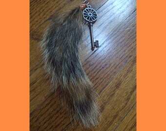 Squirrel Tail Keychain - Etsy