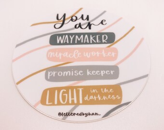 Waymaker Sticker | Etsy