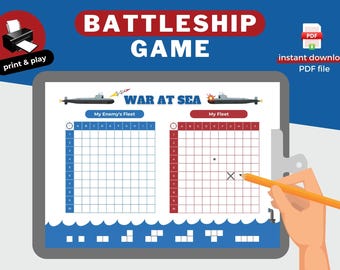 Battleship Game, Battleship Board Game, Battleship Paper Game, Road ...