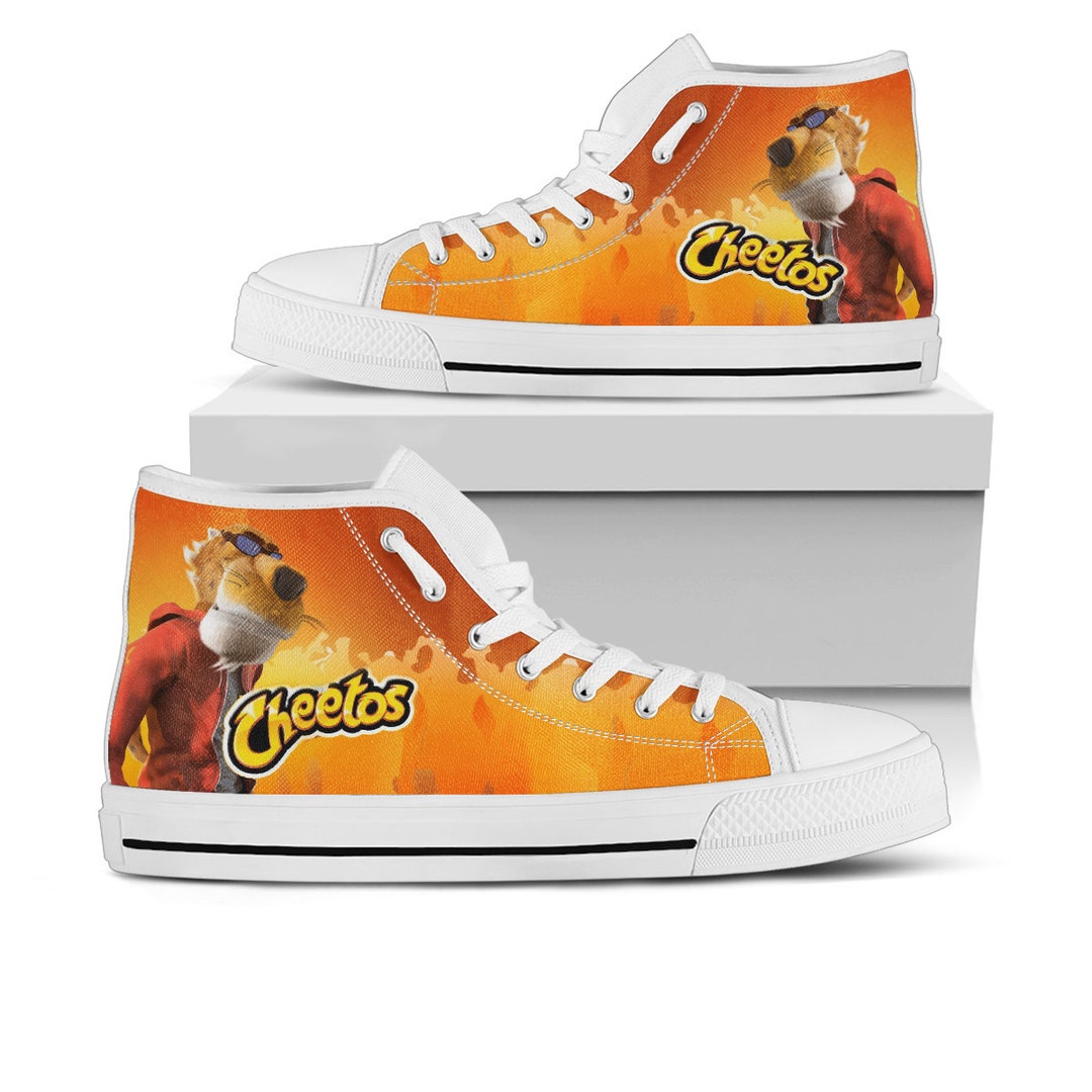 Cheetos Shoes, Cheetos High Top Sneaker, Junk Food Fan Converse Style ...