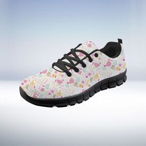 Baker Shoes, Cook Sneaker, Custom Cute Baking Lover Tennis Shoe, Custom ...