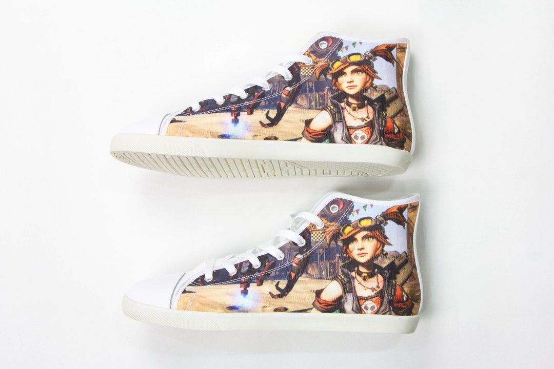 Borderlands Shoes, Borderlands 2 High Top Sneaker, Video Game Converse ...
