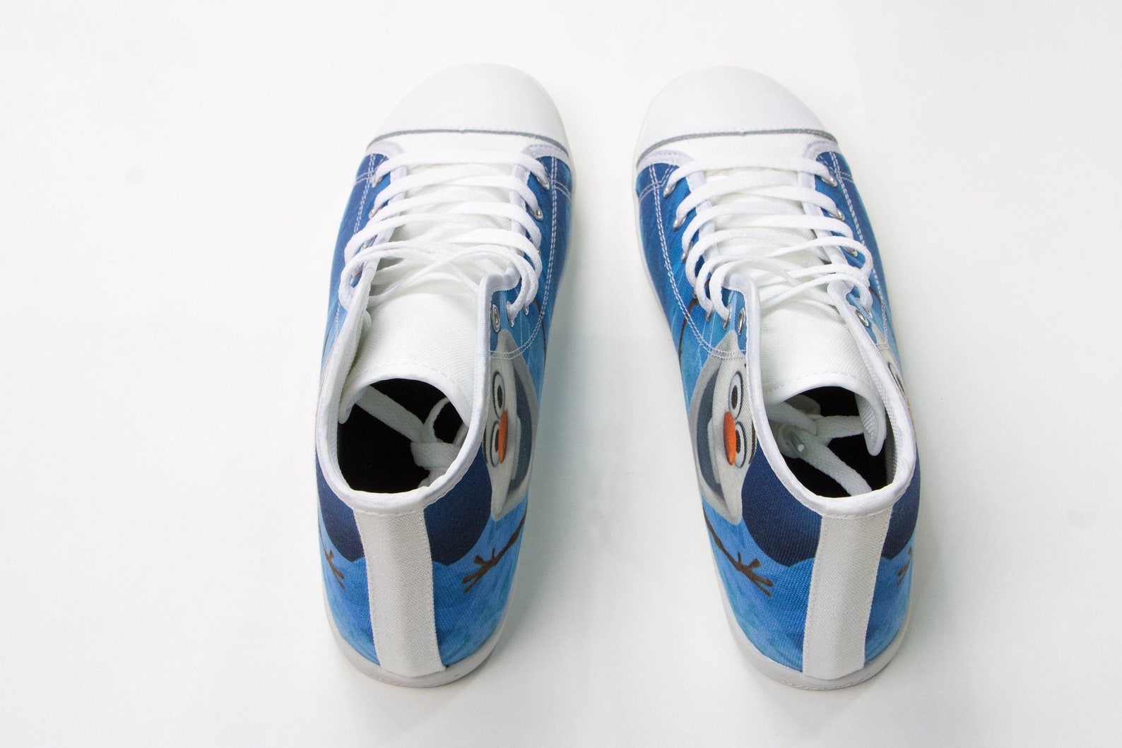 Frozen Olaf Shoes Frozen Olaf High Top Sneaker Fan Converse - Etsy