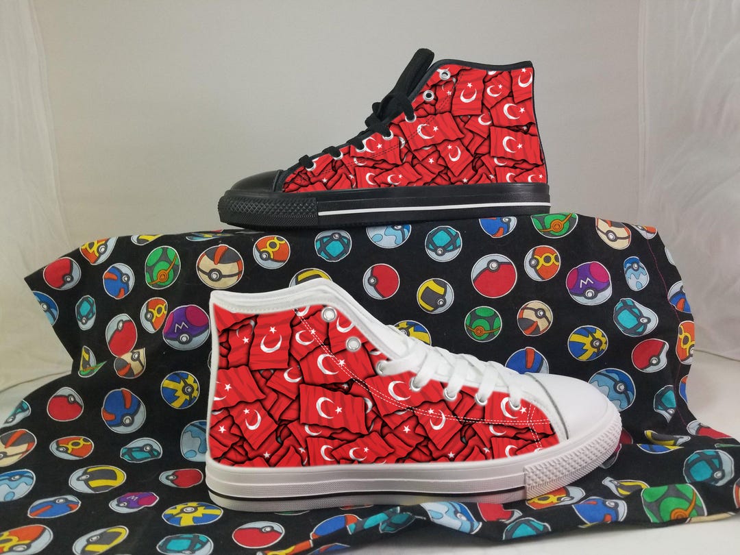 Turkey Shoes, Turkey High Top Sneaker, Turkey Fan Converse Style ...